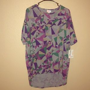LuLaRoe | Tops | Nwt Lularoe Irma With Geometric Shapes | Poshmark